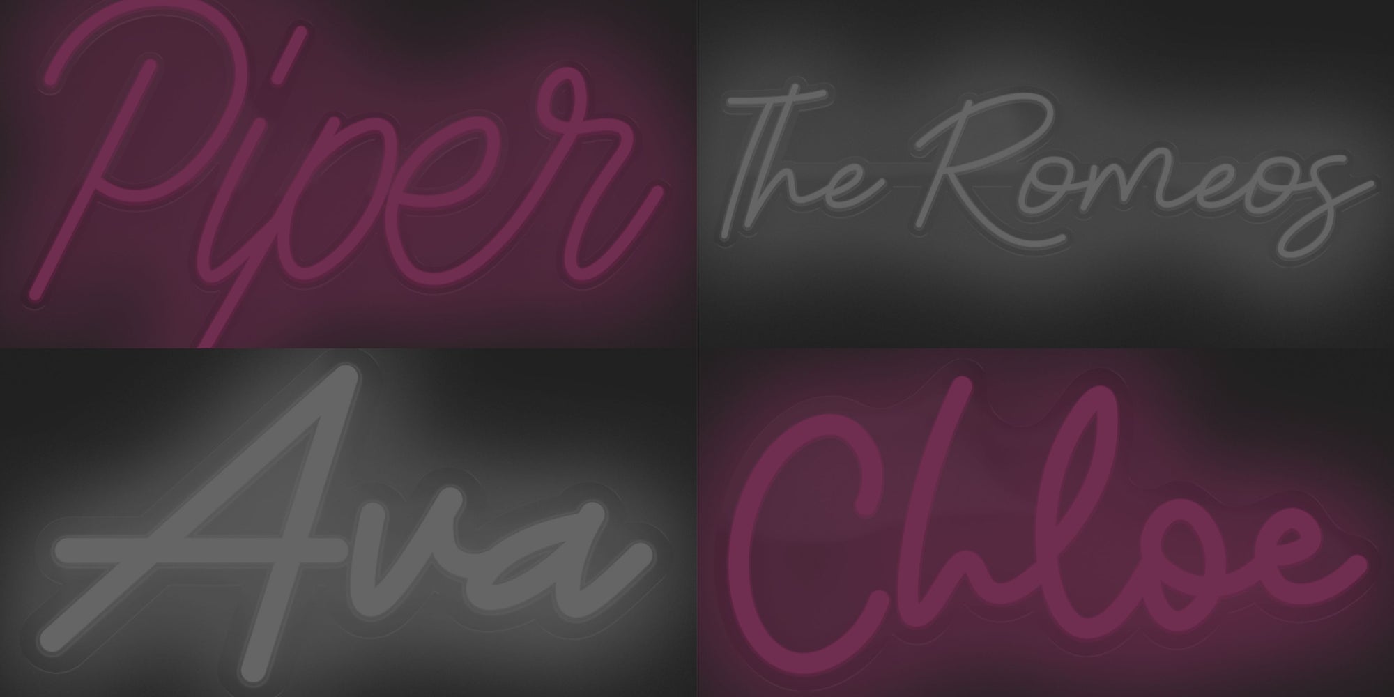 Custom Name Neon Signs | Personalised LED Signs