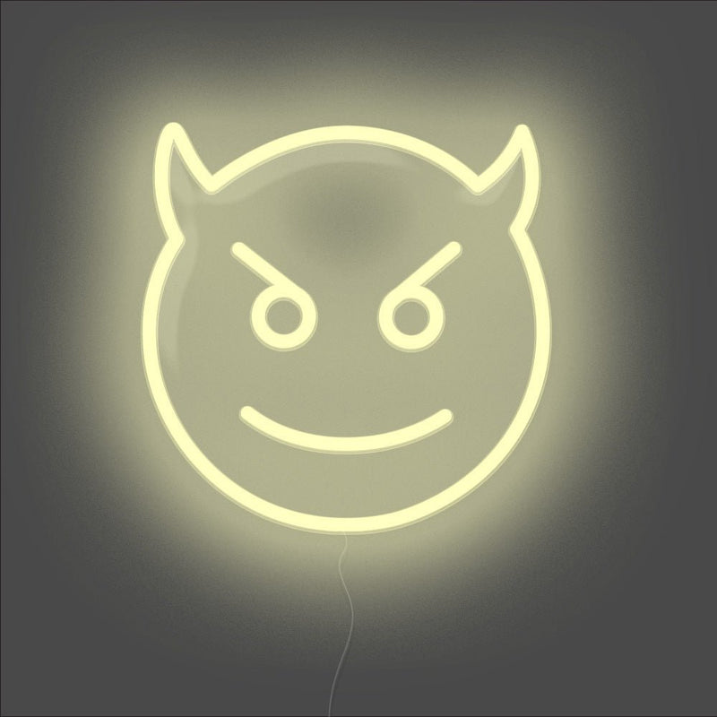 Devil Emoji Neon Sign | Neon Signage & Neon Lights | Unrivaled Neon