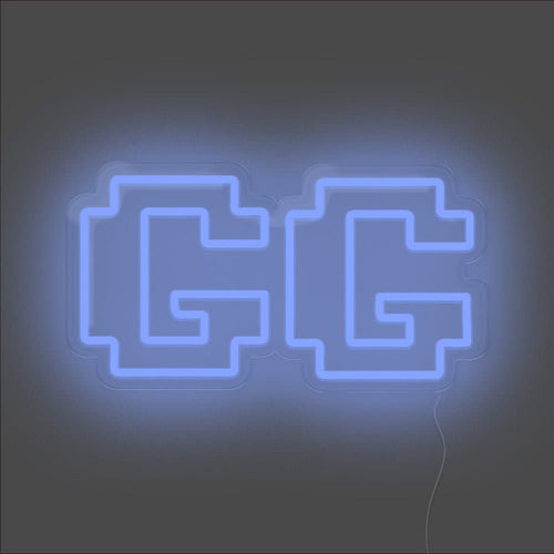 Buy GG Neon Sign | Neon Signage & Neon Lights | Gaming Neon Signs