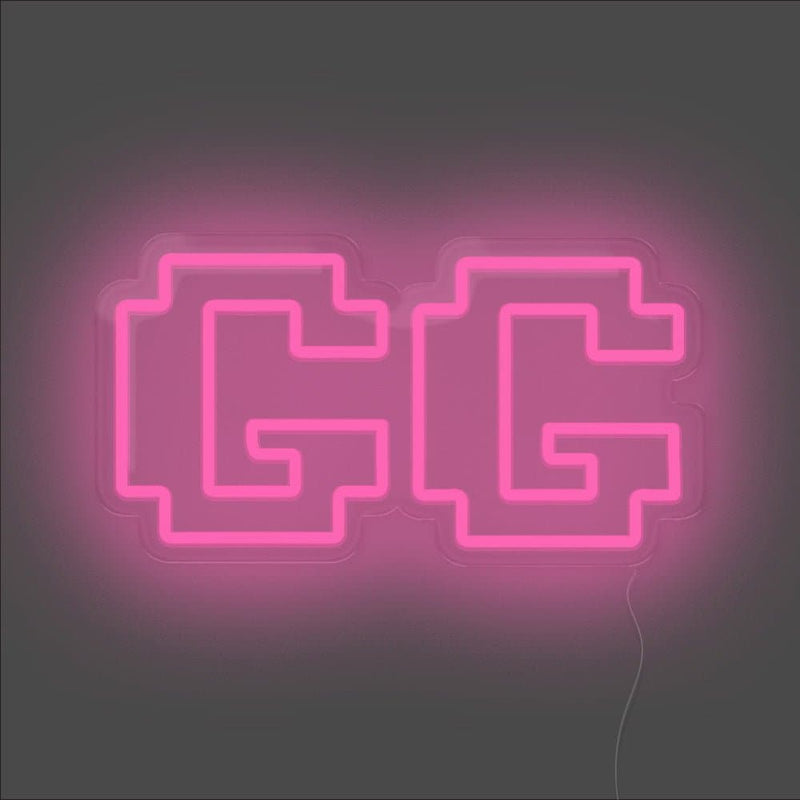 Buy GG Neon Sign | Neon Signage & Neon Lights | Gaming Neon Signs