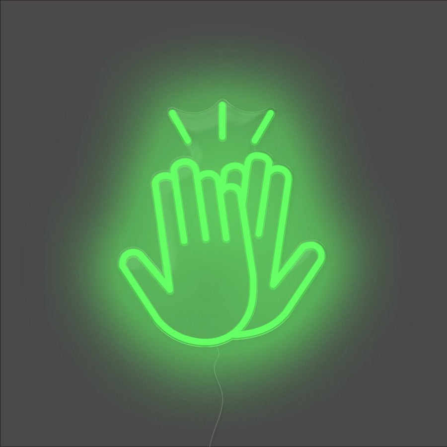 High Five Neon Sign | Neon Signage & Neon Lights | Unrivaled Neon