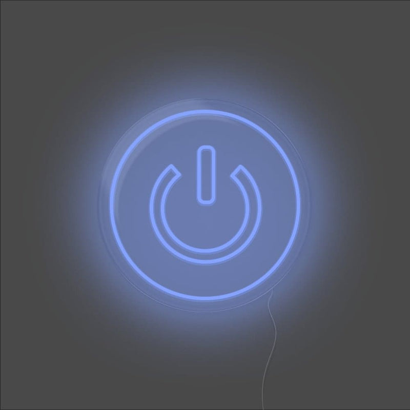 Power Button Neon Sign | Neon Signage & Neon Lights | Gaming Neon Sign
